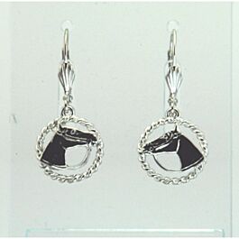 Earring - Euro Wire Horse Head