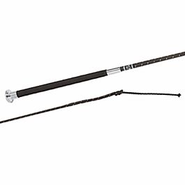 Fleck Superflex Nickle Cap Dressage Whip
